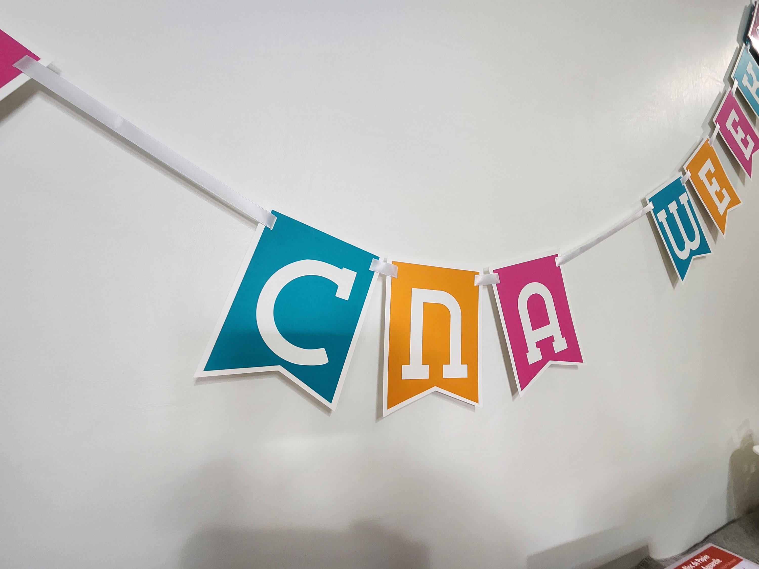 Happy CNA Week Banner CNA Week Garland Certified Nurse Assistant ...