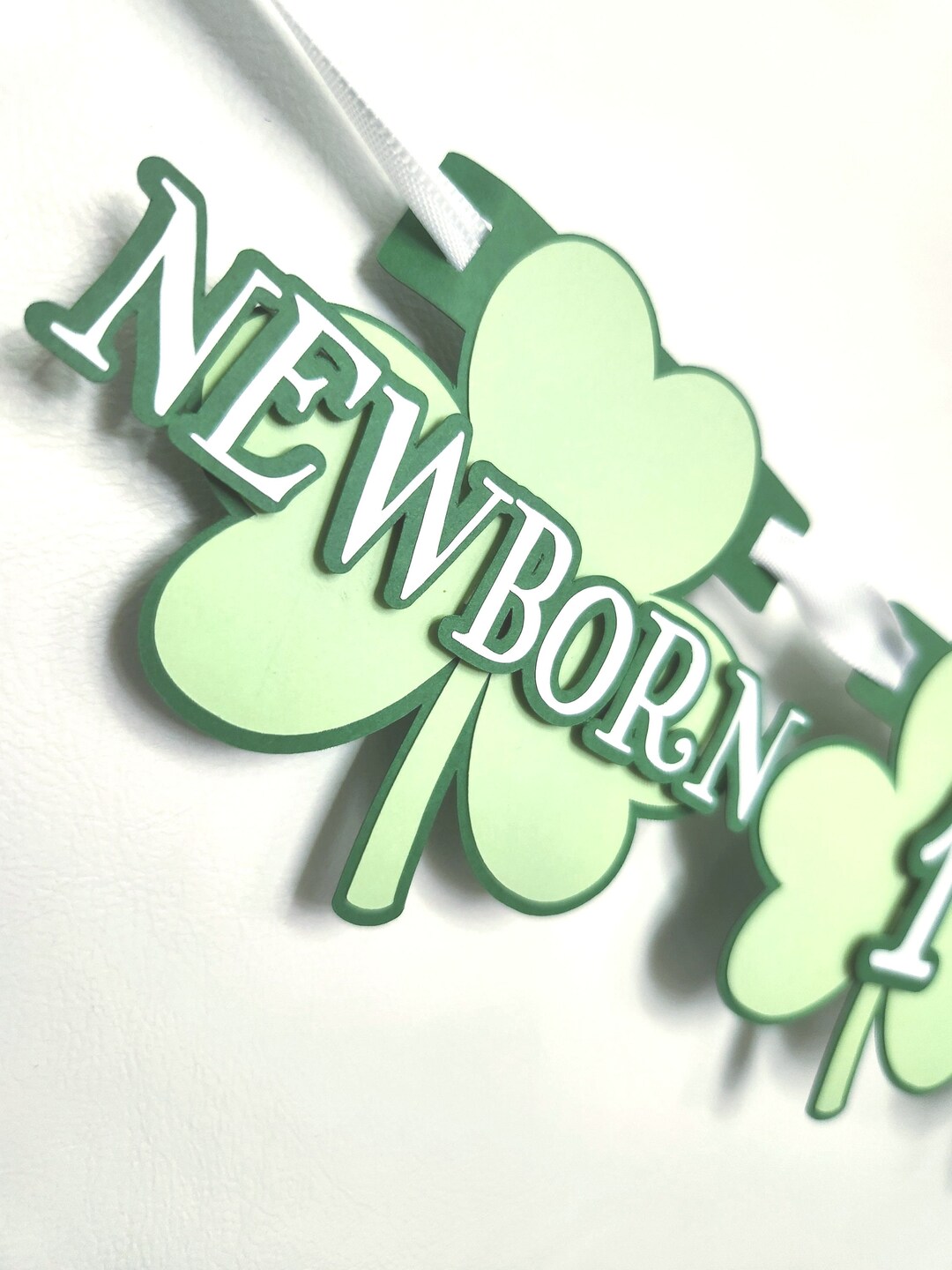 Lucky One Milestone Birthday Banner Monthly Milestone St Patrick's ...