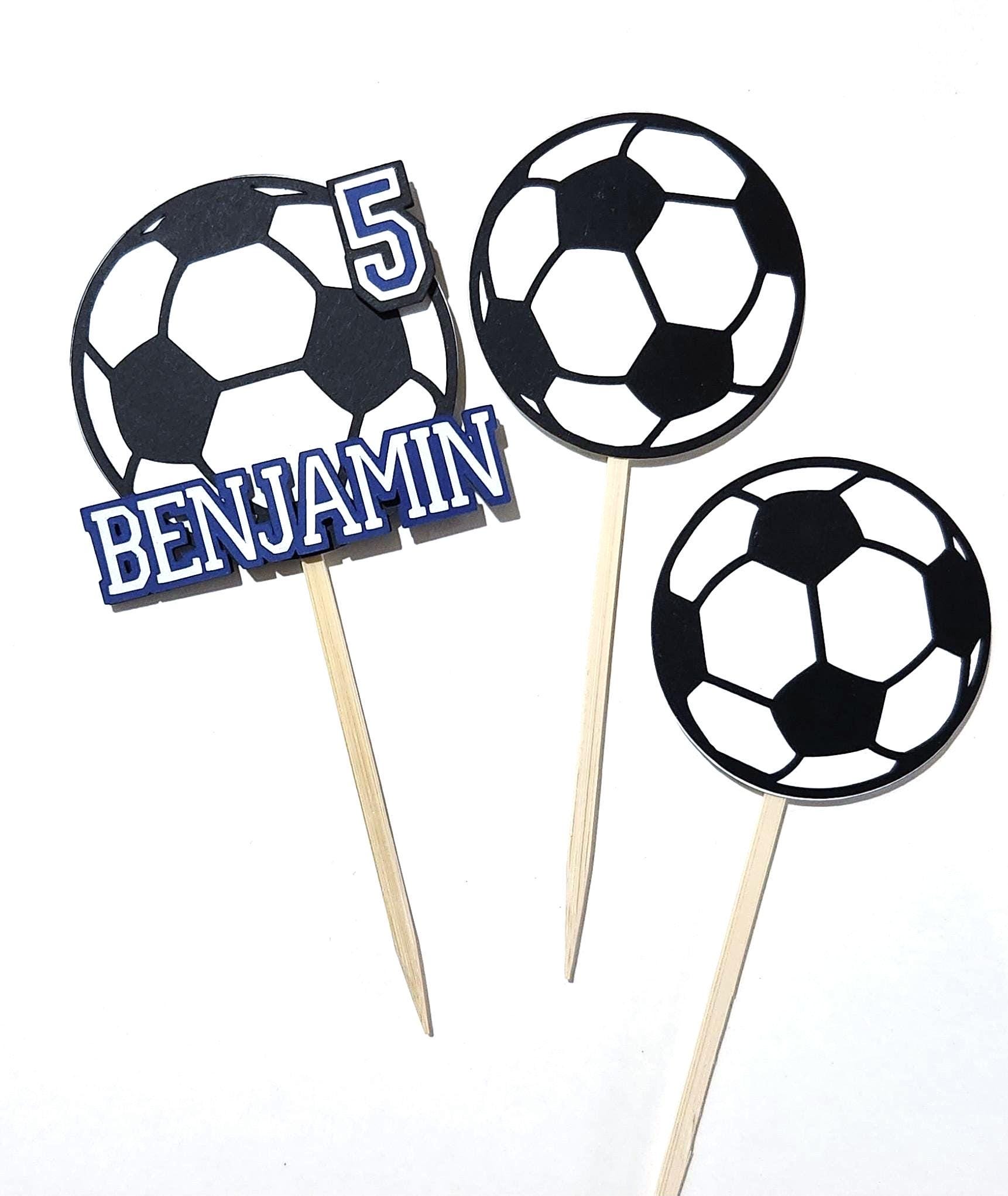 Soccer Birthday Cupcake Toppers Soccer Championship Tournament Cupcake ...
