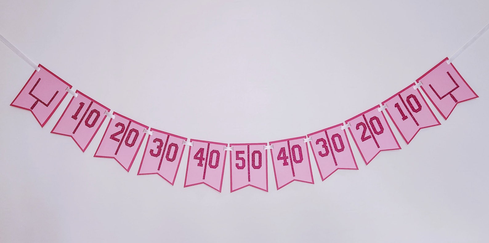 Pink Football Birthday Banner Girl Football Birthday Decor Girl First ...