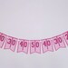 Pink Football Birthday Banner Girl Football Birthday Decor - Etsy