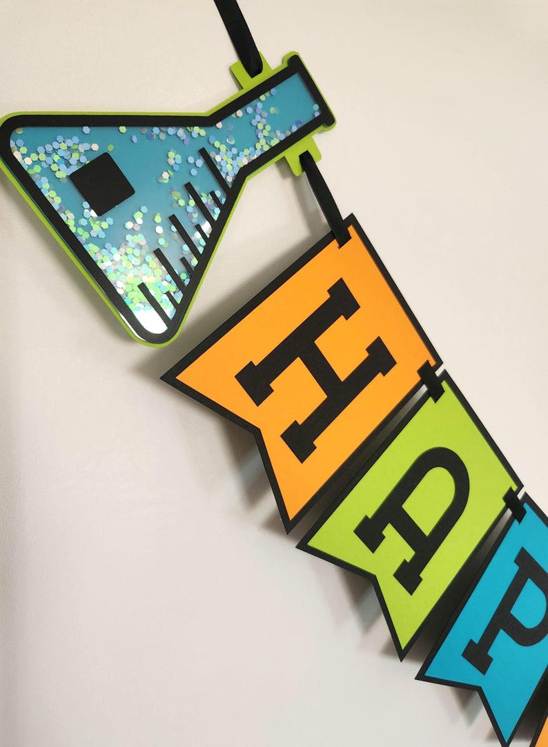 Mad Science Birthday Party - Science Birthday Banner - Scientist ...