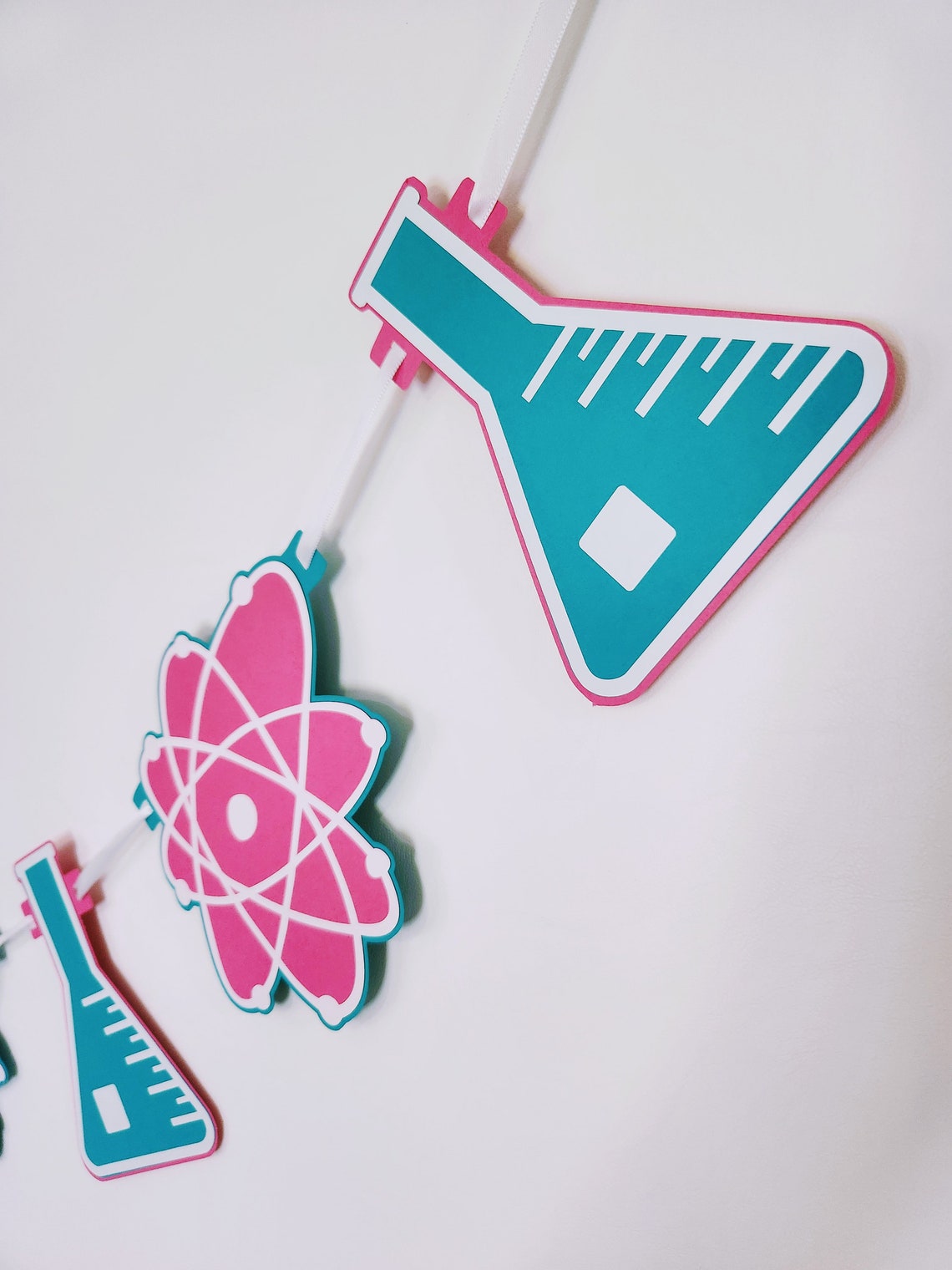 Science Birthday Garland Science Birthday Banner Science Mad Scientist ...