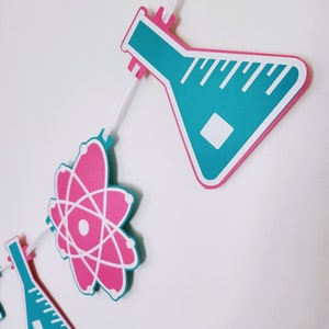 Science Birthday Garland Science Birthday Banner Science Mad Scientist ...
