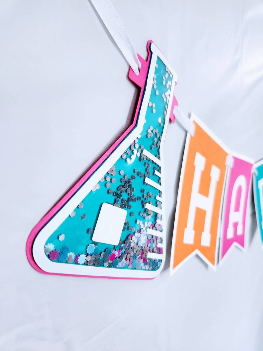 Science Birthday Banner - Scientist Birthday Banner - Chemistry ...