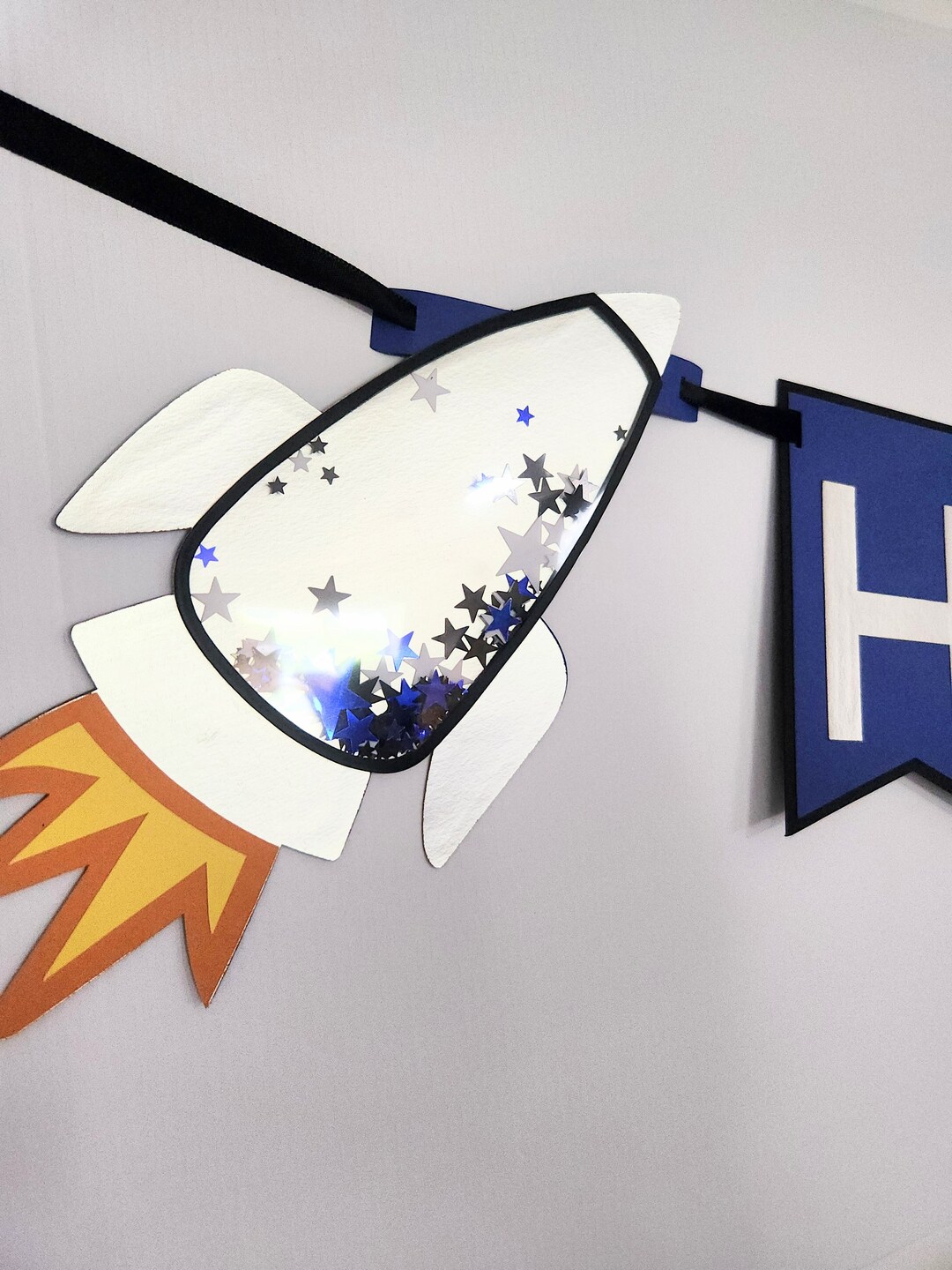 Outer Space Birthday Banner Space Banner Boy Space Solar System ...