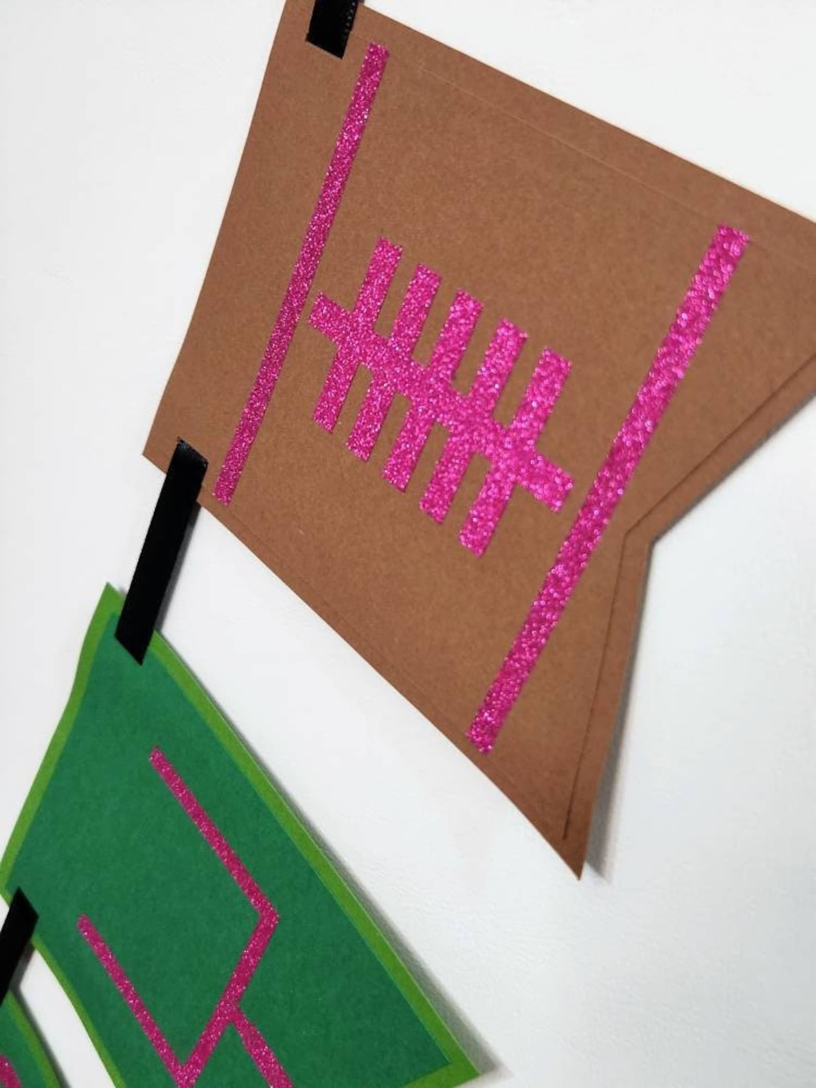 Pink Football Party Decor Pink Football Party Banner Women's Football ...