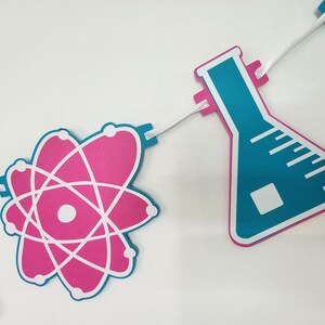 Science Birthday Garland Science Birthday Banner Science Mad Scientist ...