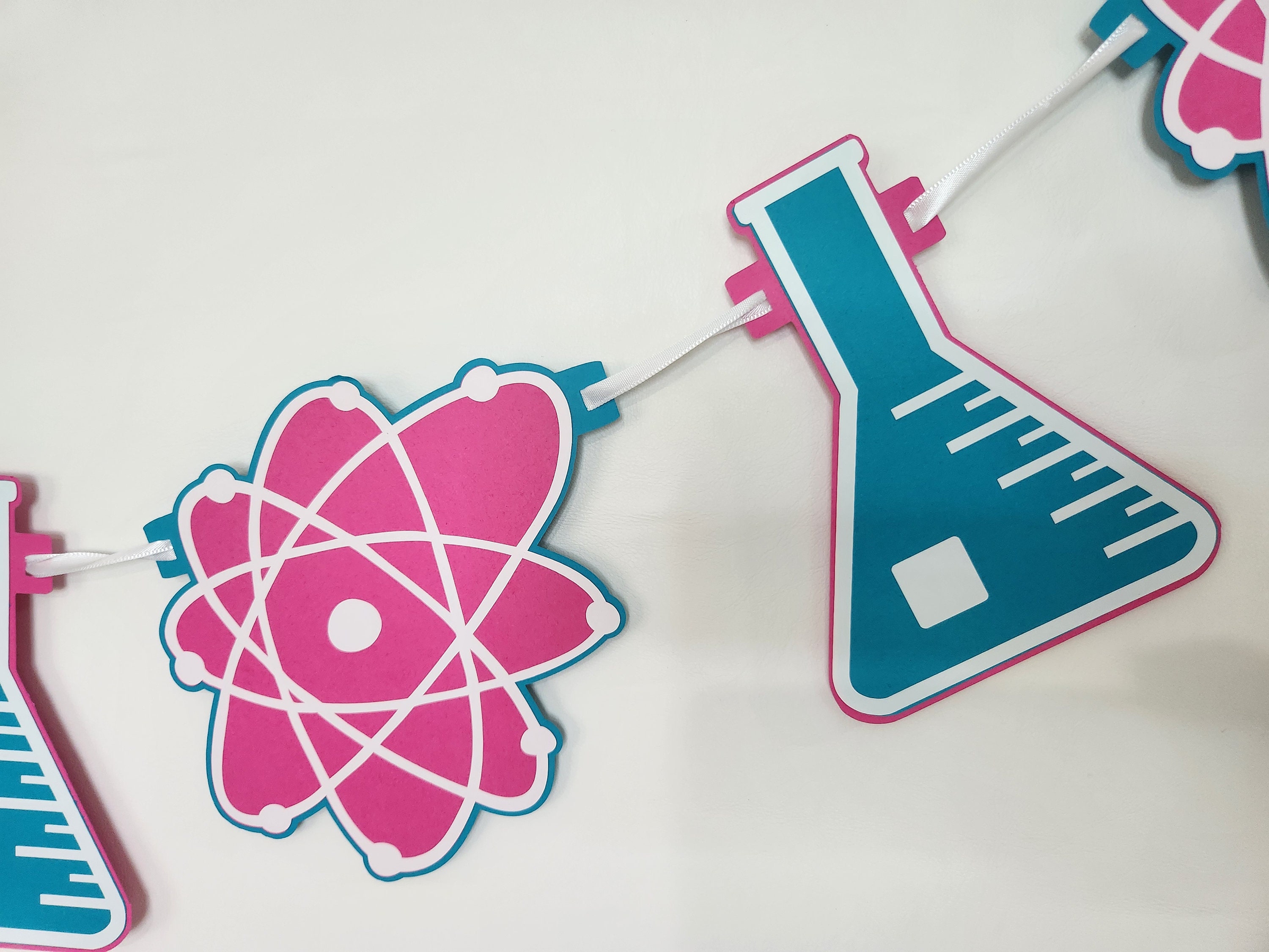 Science Birthday Garland Science Birthday Banner Science Mad Scientist ...