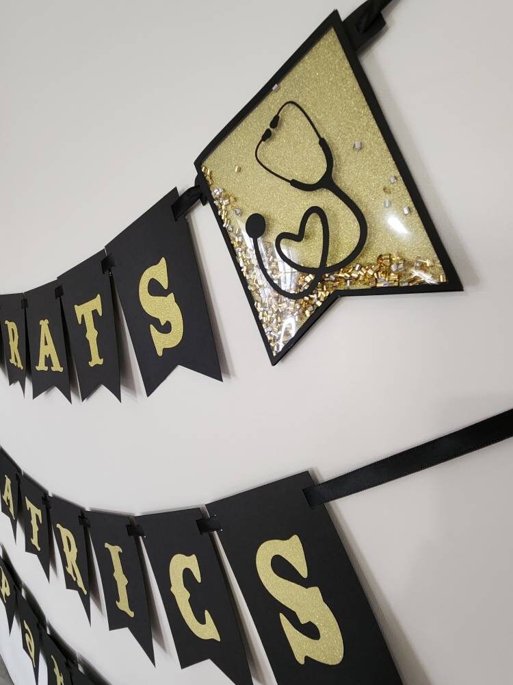Medical School Graduation Banner Doctor Graduation Residency Banner ...