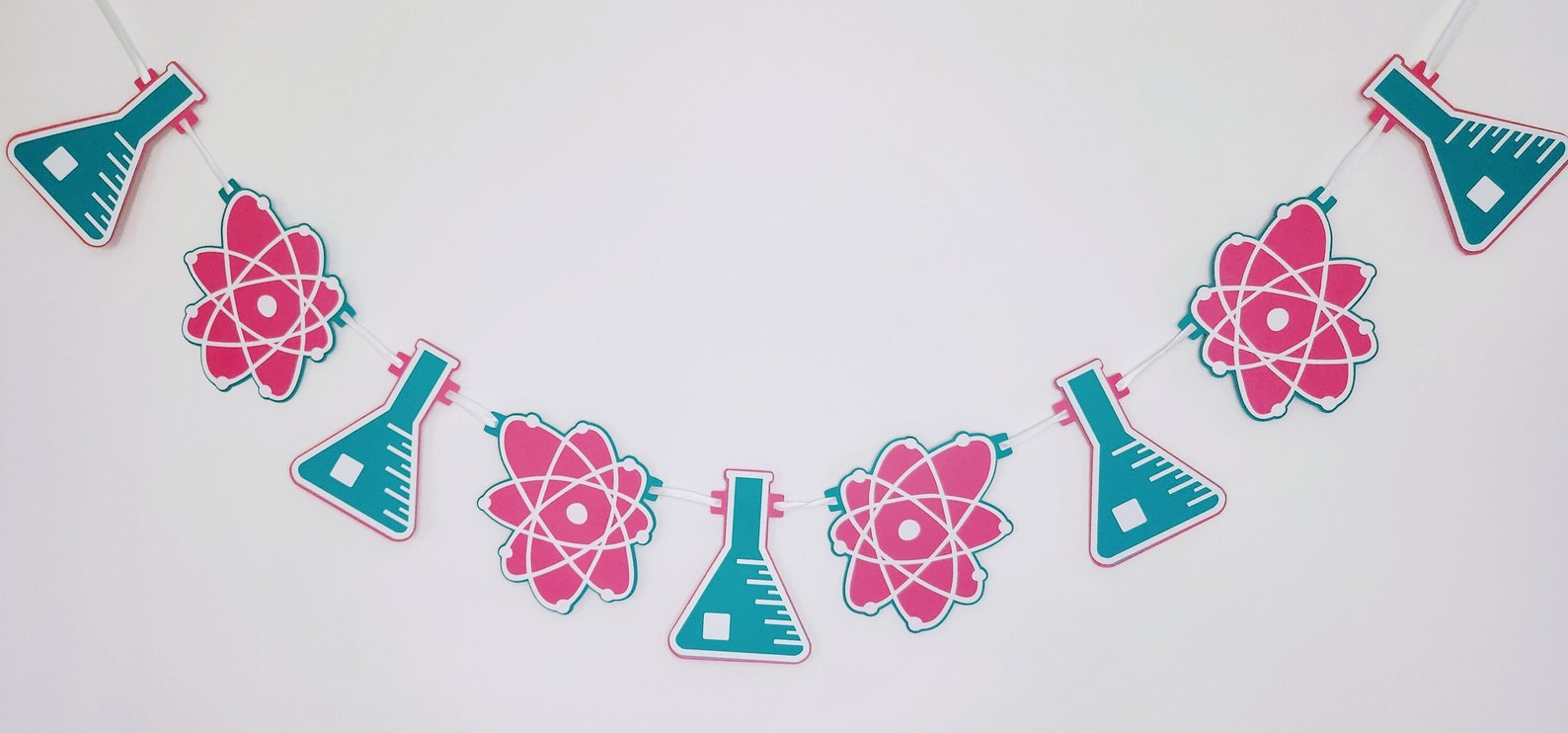 Science Birthday Garland Science Birthday Banner Science Mad Scientist ...