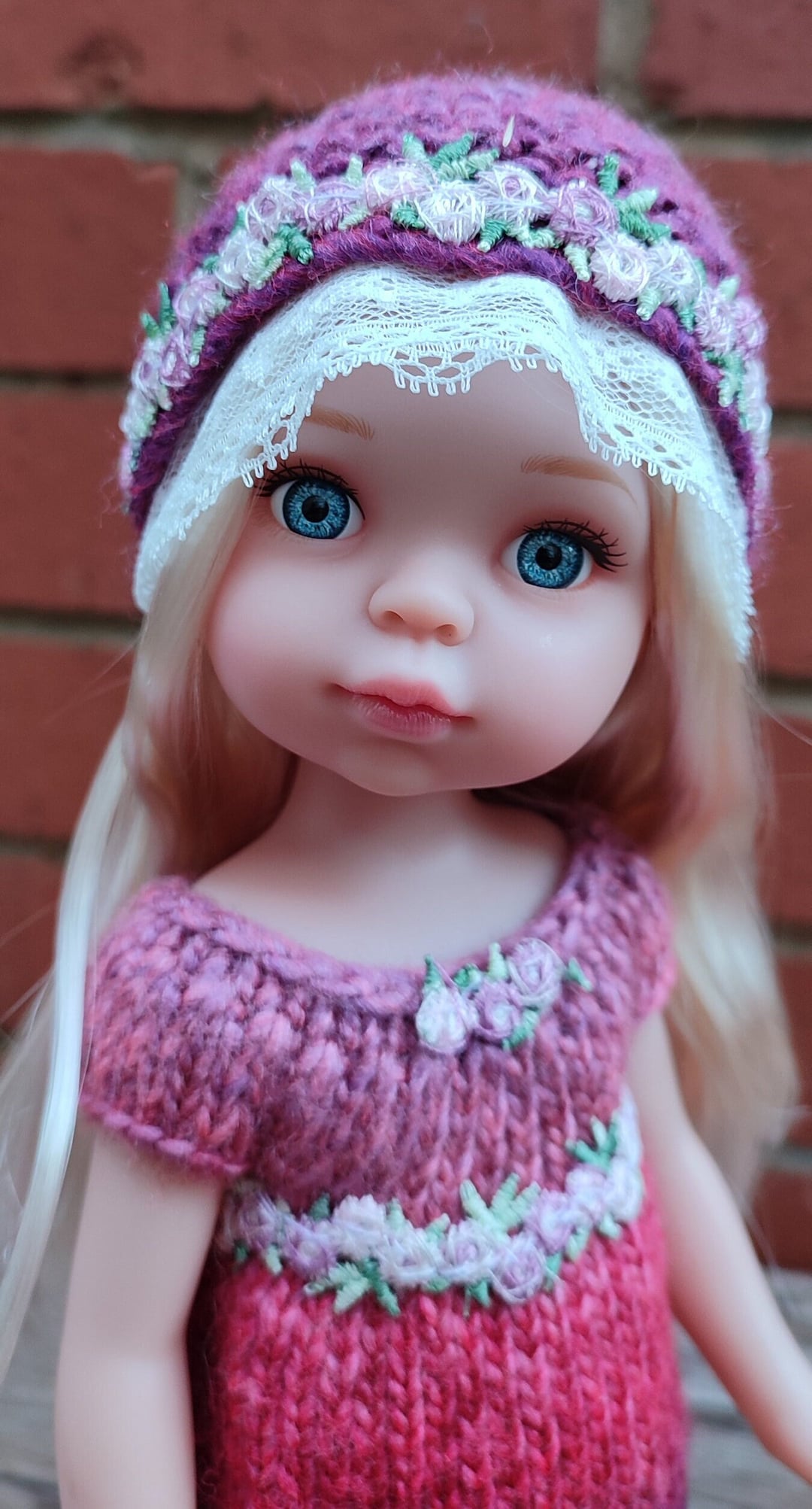 Ooak Restyled Paola Doll Custom Handmade Dress Accessories. Art ...