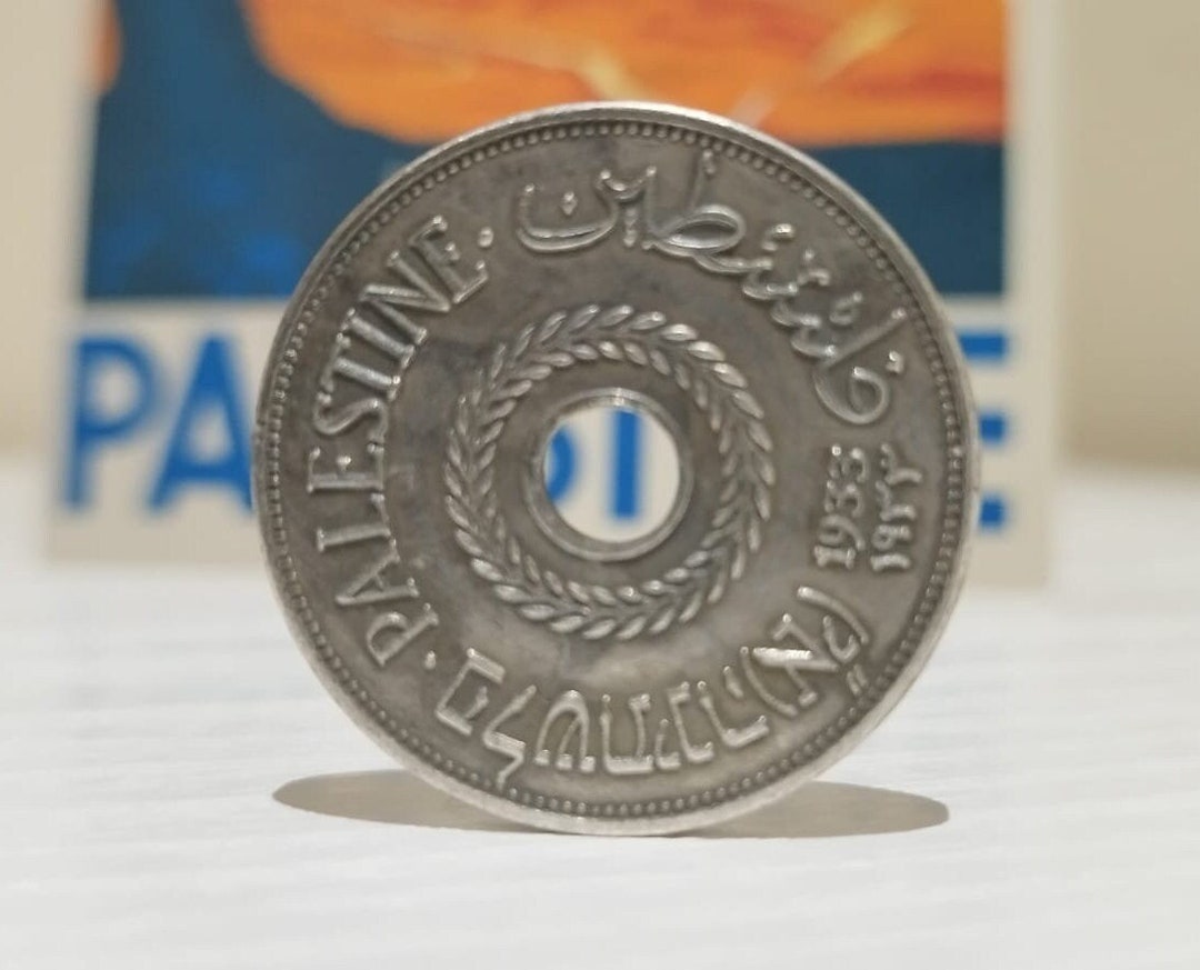 Vintage Rare 1933 Palestine 20 Mils Coin British Mandate Key Date ...