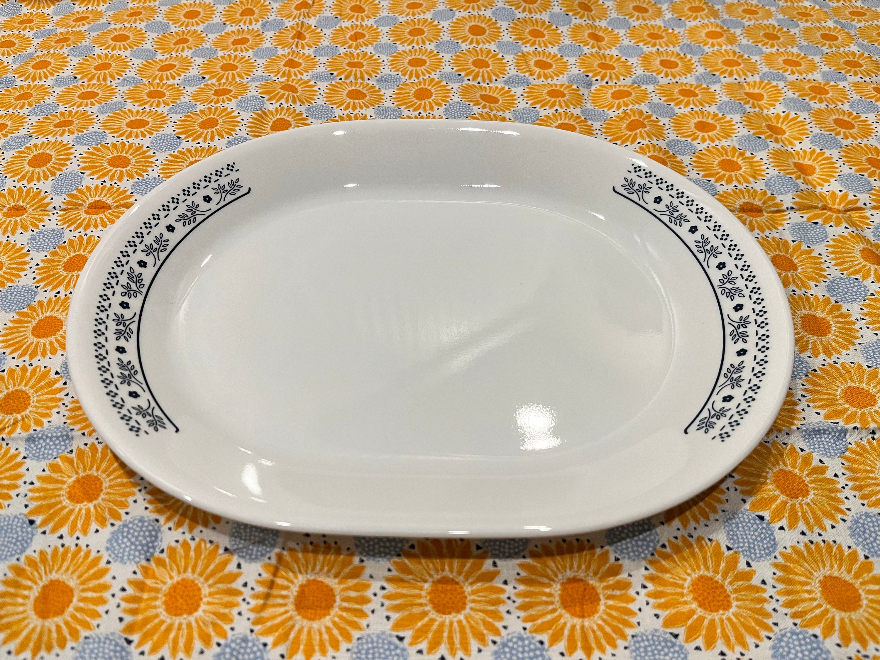 11 Piece Set Vintage Corelle 1983 Summer Impressions Blueberry Pattern ...