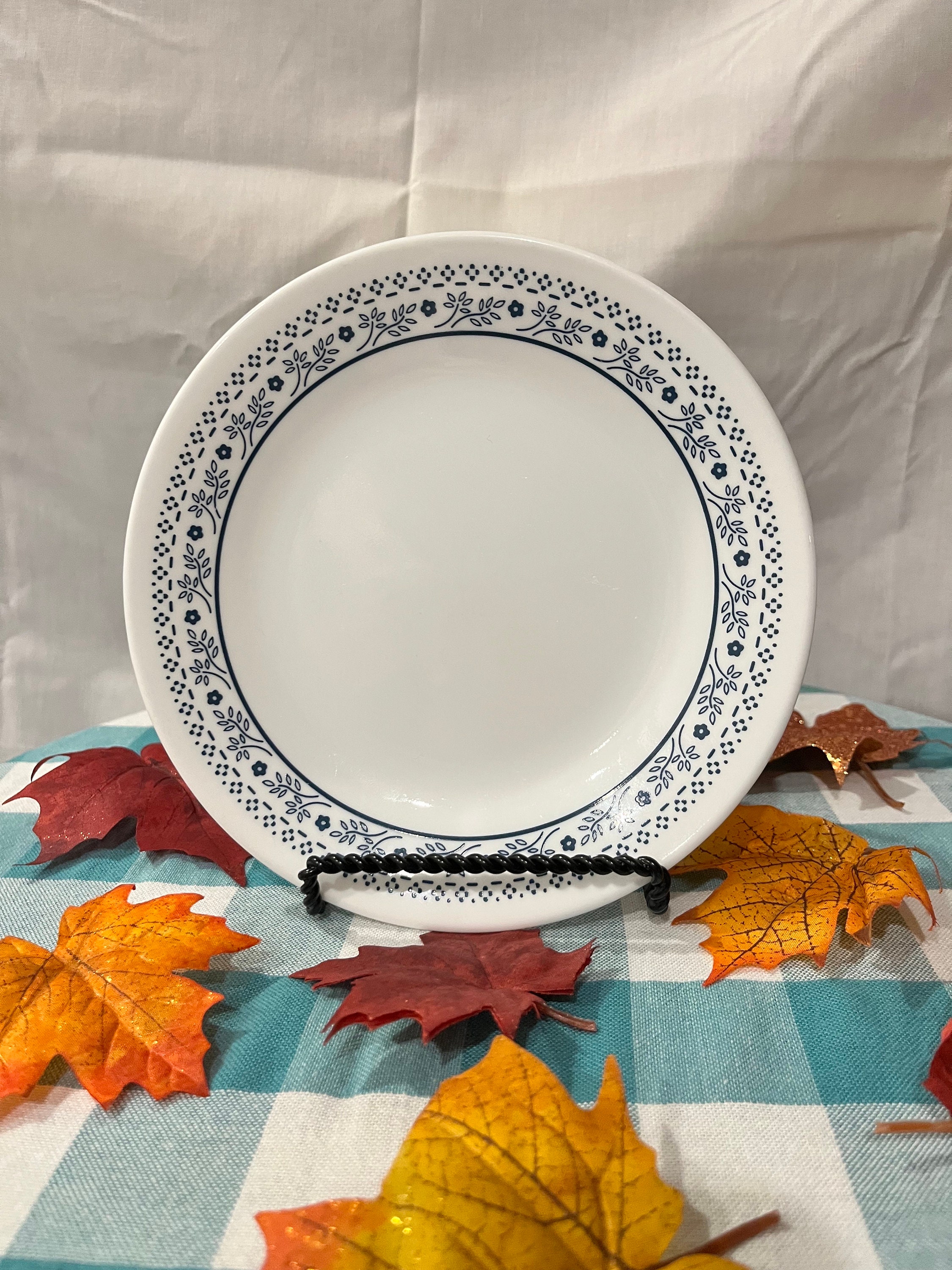 11 Piece Set Vintage Corelle 1983 Summer Impressions Blueberry Pattern ...