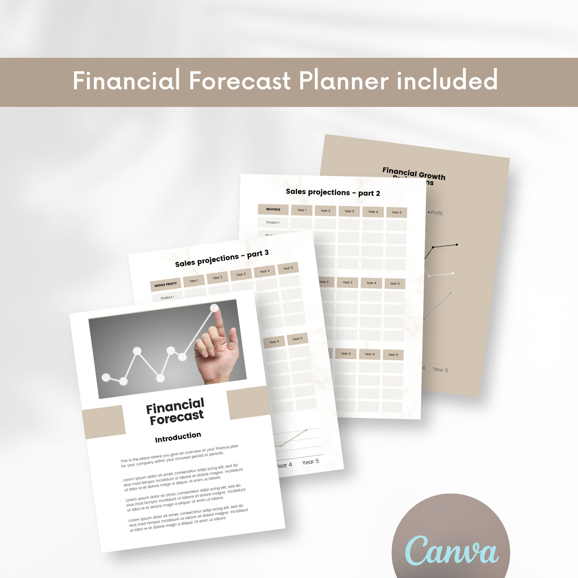 Business Plan With Marketing Plan and Financial Forecast for Small ...