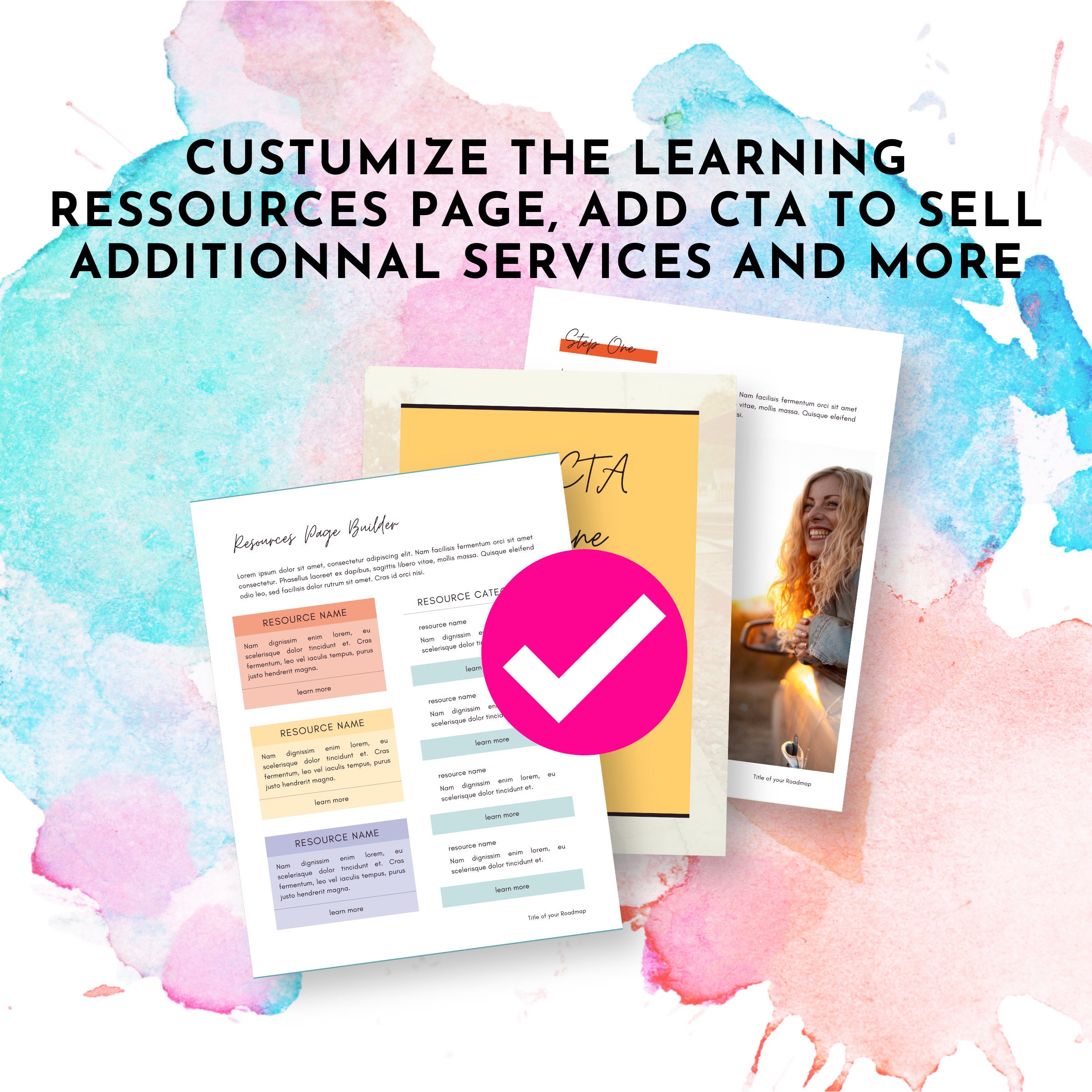 Colorful Client Workbook Canva Template Coaches, Course Creators ...