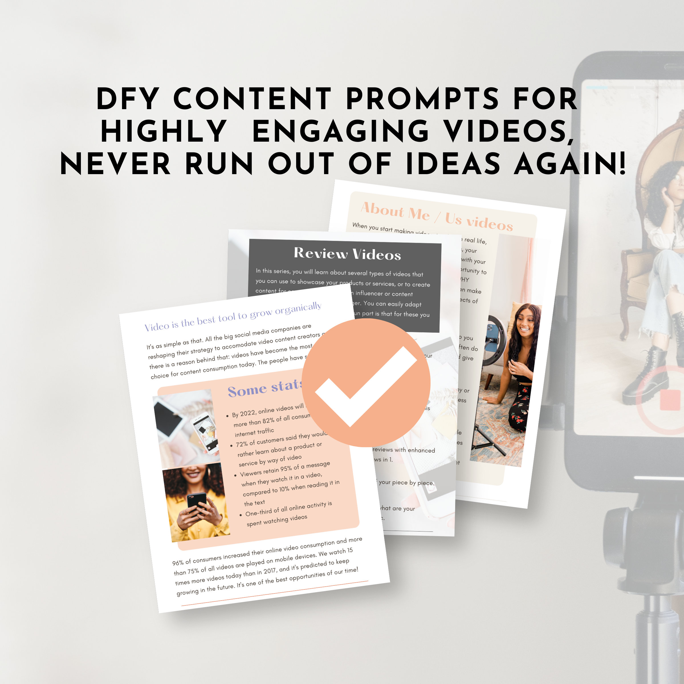 Video Content Generator + Free Ebook | Video Prompts for Content ...