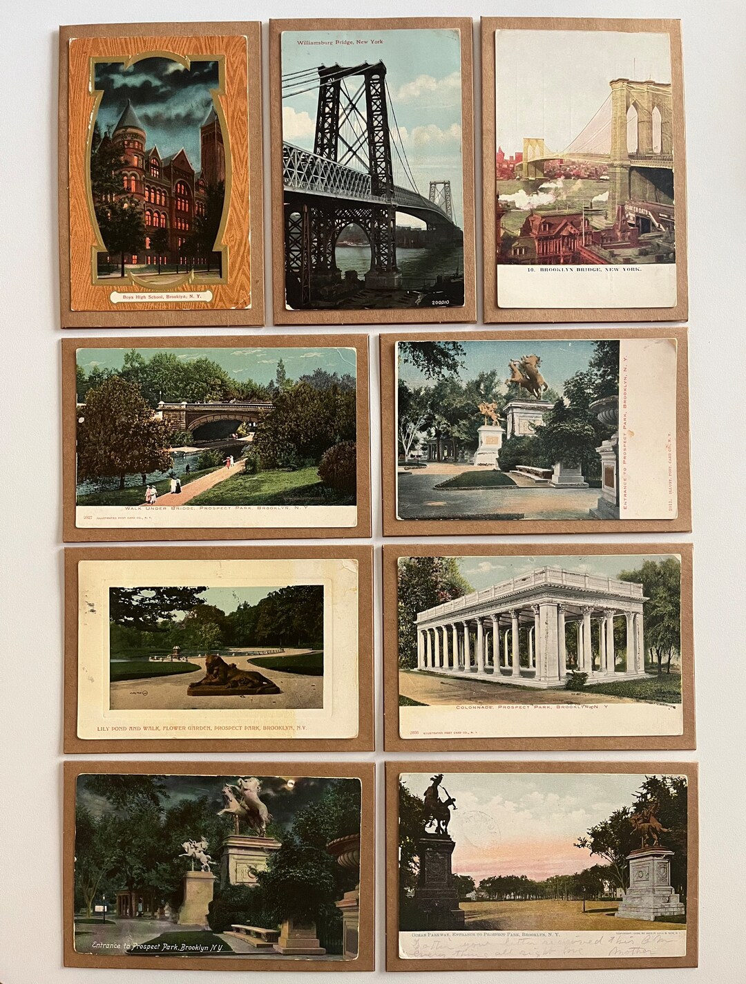 Vintage Antique Notecard | Brooklyn New York City 1900s Postcards ...