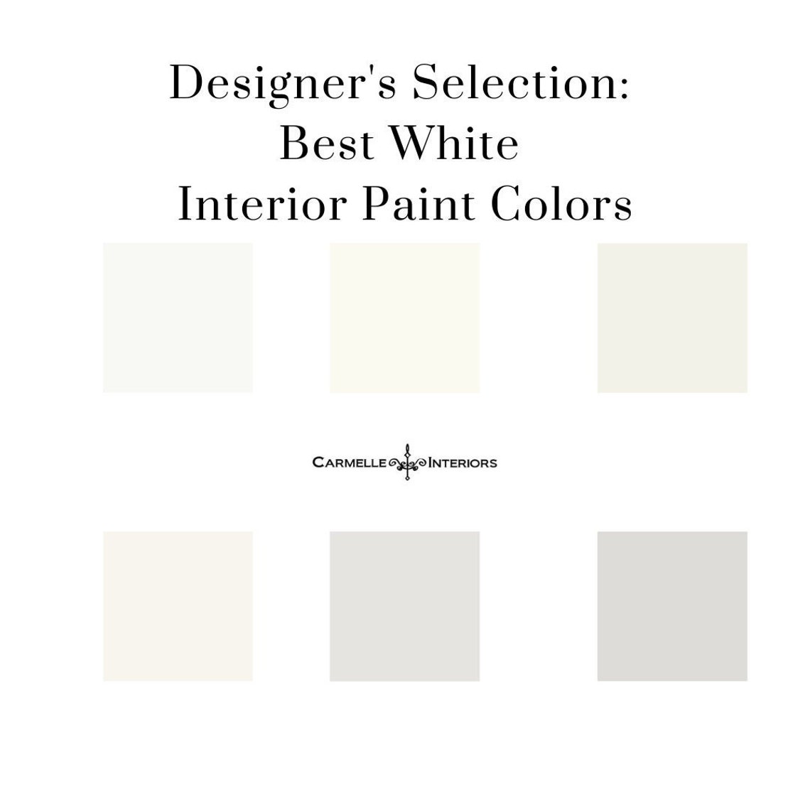 Designer's Selection: Best Interior Paint Colors for Your Home - White ...