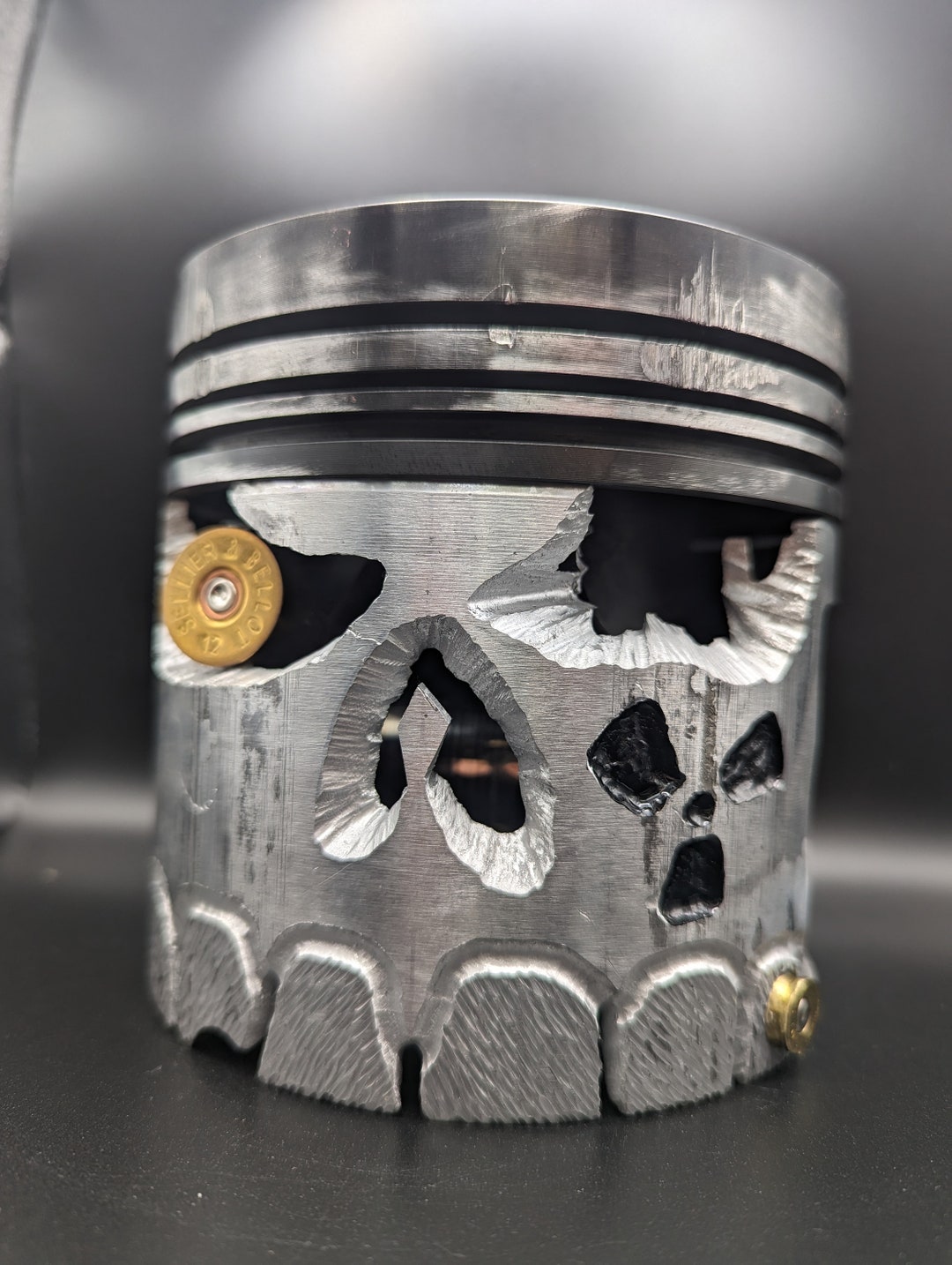 Pistonart Piston Artwork: Steampunk Skull - Etsy
