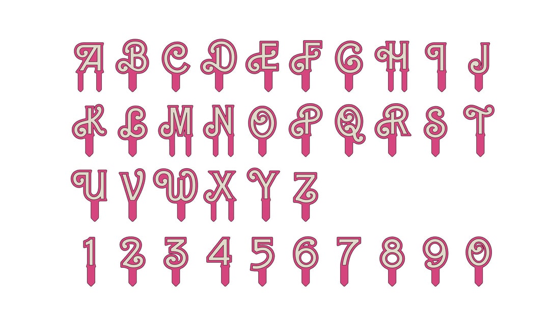 Pink Doll Cake Letters Happy Birthday Cake Set - Cake Number - Cake ...