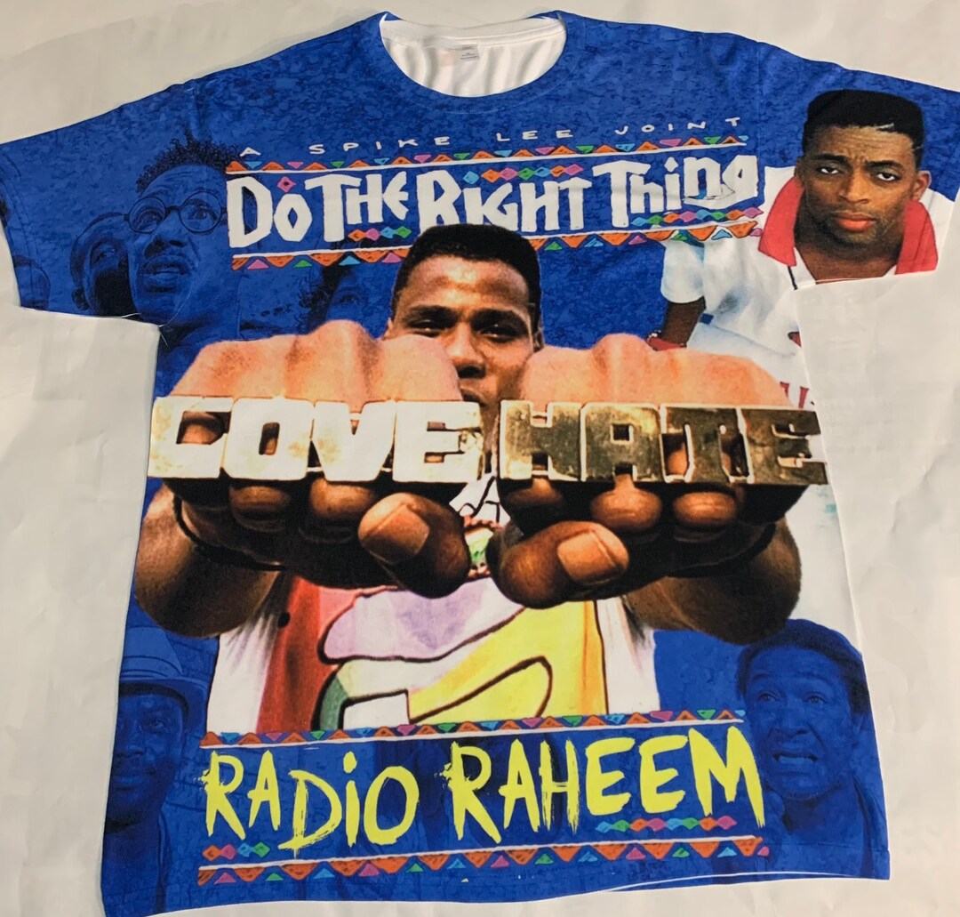 Do the Right Thing Shirt Radio Raheem Spike Lee Rosie Perez Samuel L ...