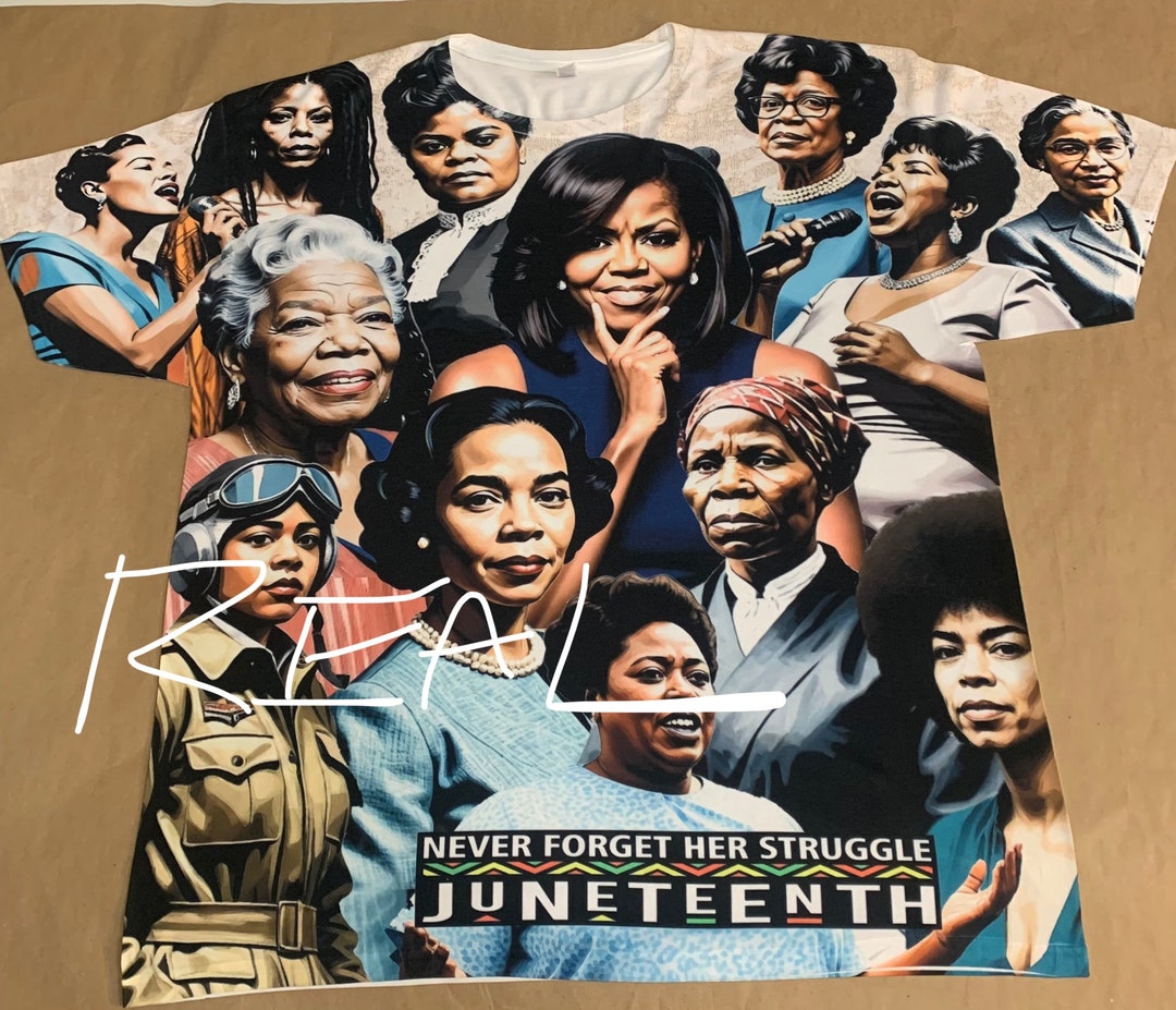 Great Women of Color Collage Shirt Women's History Michelle Obama ...