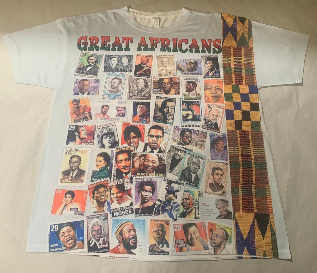 Black History Month Polyester Shirt Muhammad Ali Selassie Frederick ...