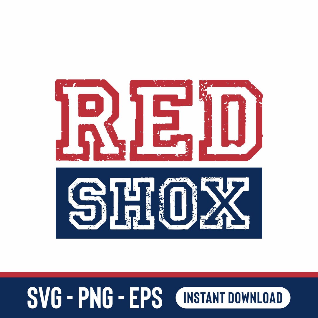 Red Sox Text Svg, Red Sox Baseball Svg, Printable, Instant Download - Etsy