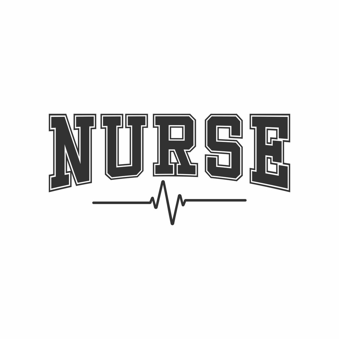 Nurse SVG Cut File: Registered Nurse Design (digital Download) - Etsy