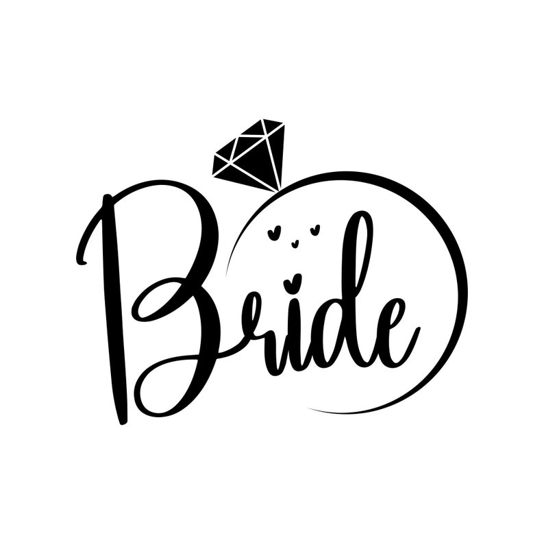 Bride Instant Digital Download ,svg, Png, Pdf, Dxf, and Eps Files ...