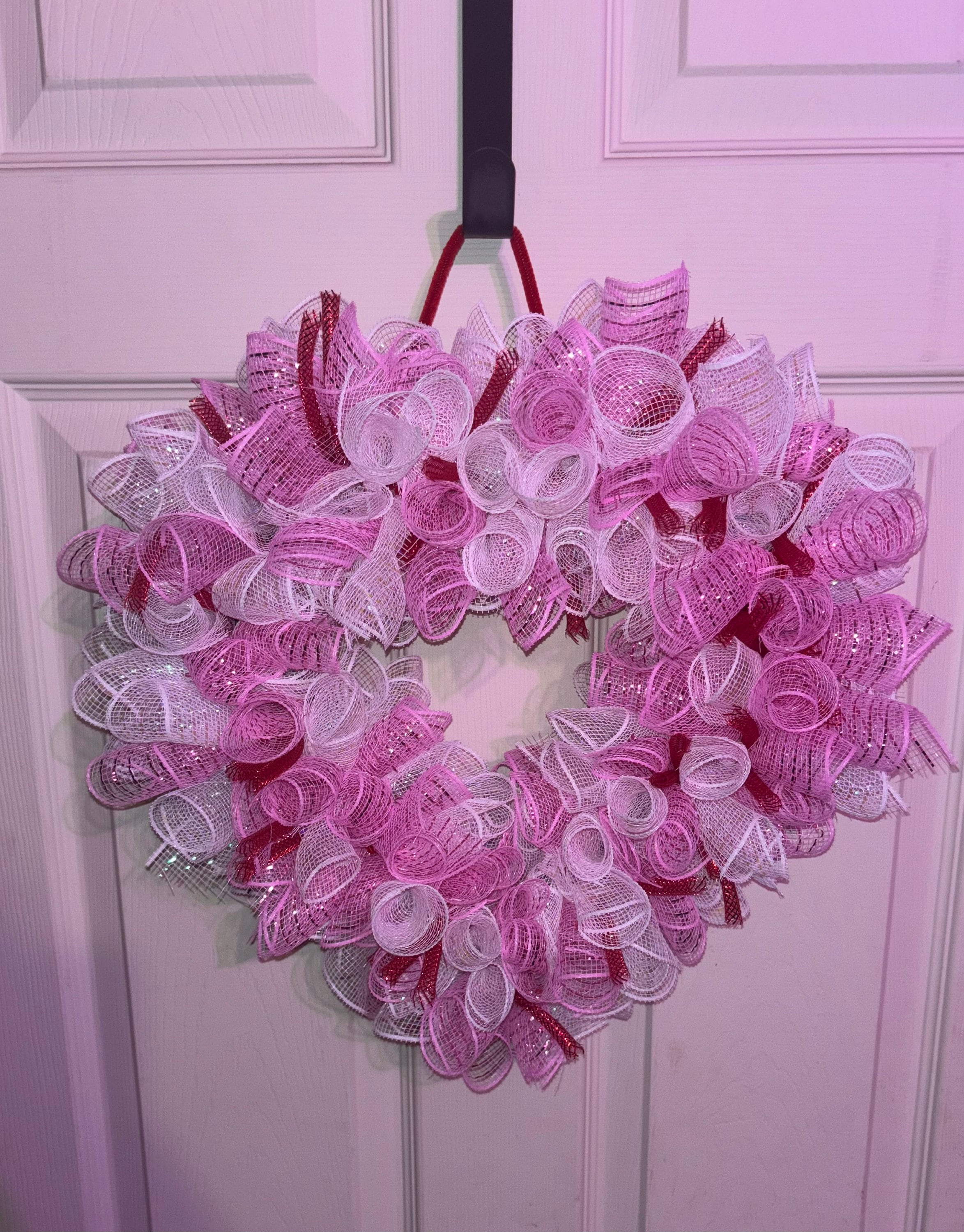 Heart Mesh Wresth - Etsy