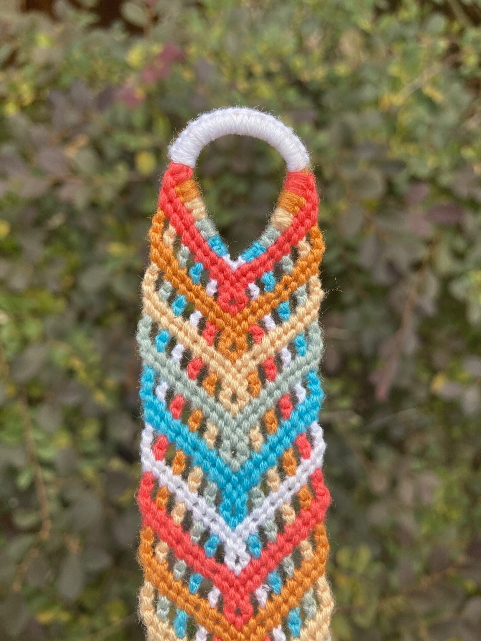 VSCO Fishbone Boho Chevron Diamond Loop Keychain - Etsy