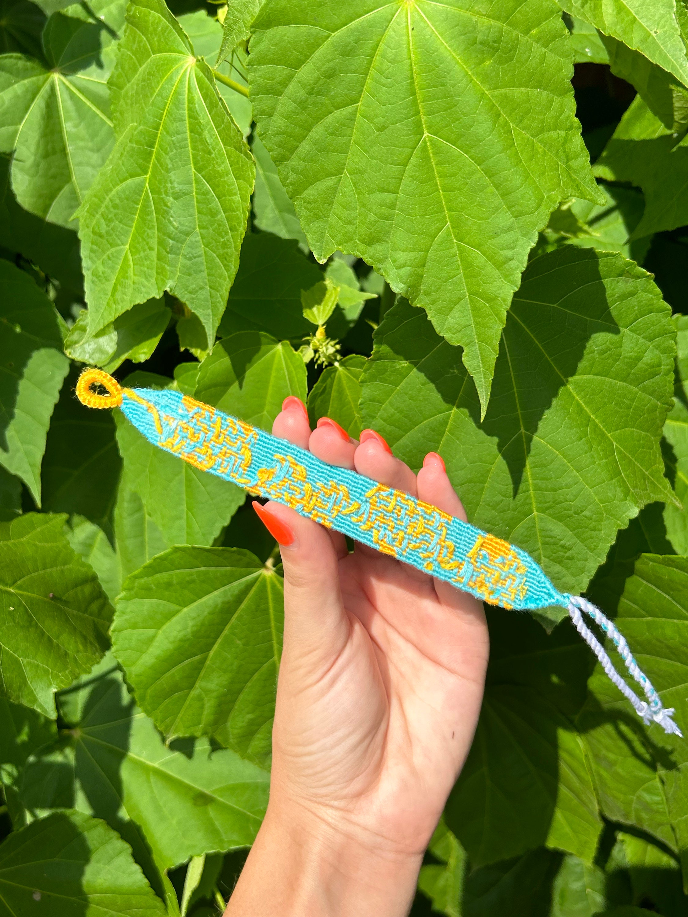 Hawaiian Flower Woven Handmade Alpha Friendship Bracelet - Etsy