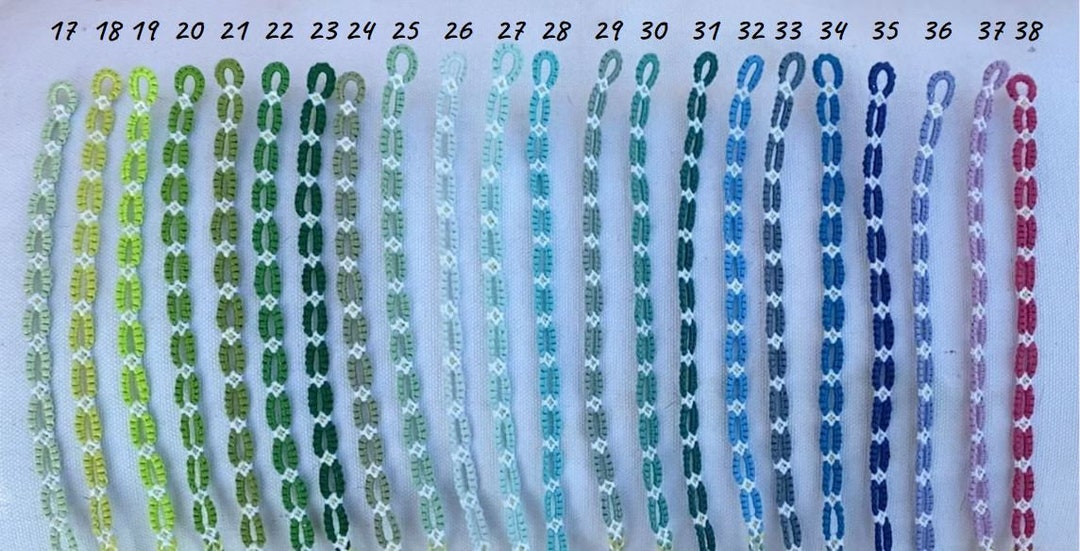 Daisy Flower Chain Handmade Woven Friendship Bracelets - Etsy