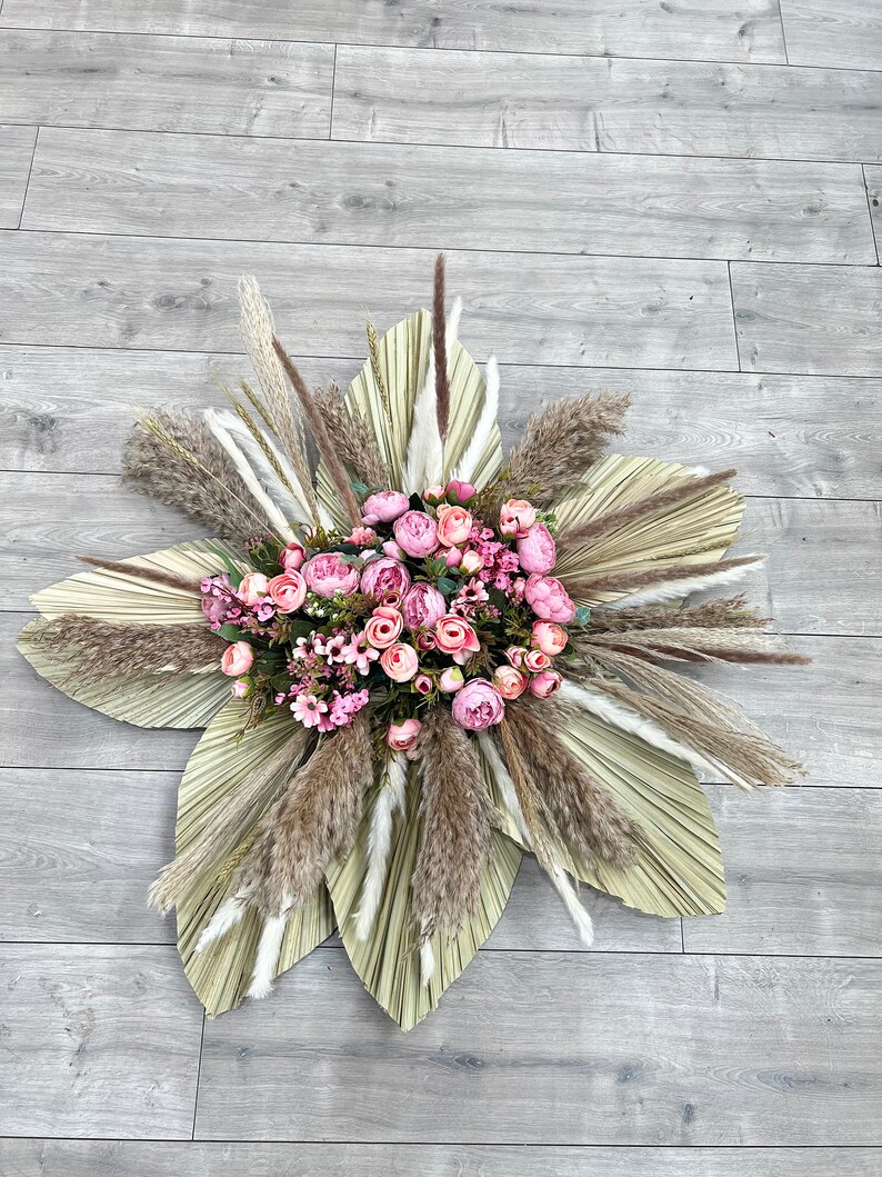 Large Pampas Swag Arch Boho Wedding Decor Easy - Etsy