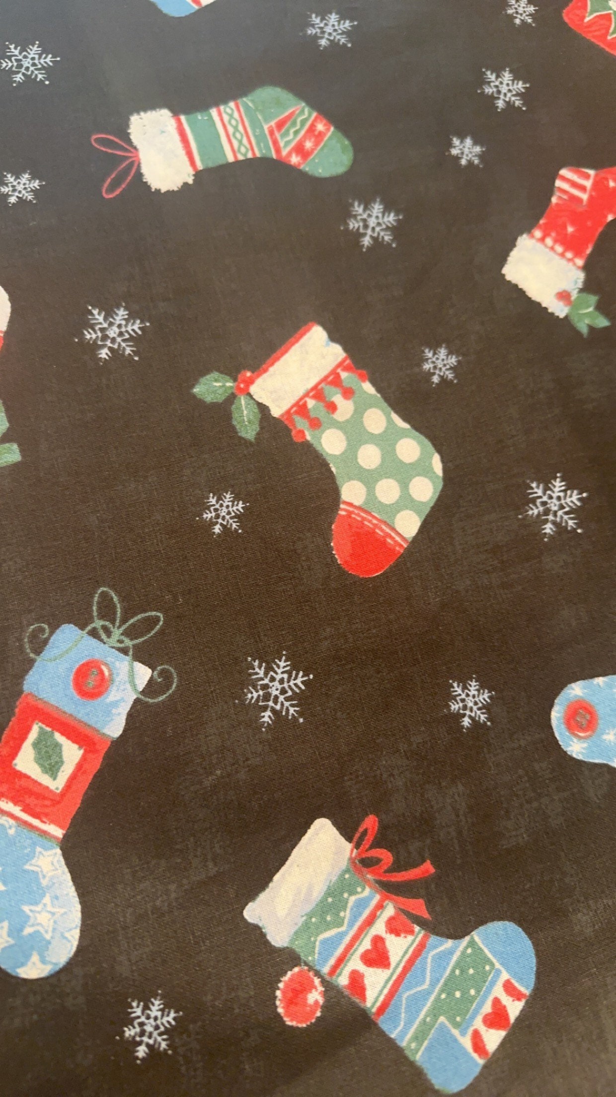 Christmas Fabric , Vintage Christmas Fabric , Winter Fabric , Holiday ...