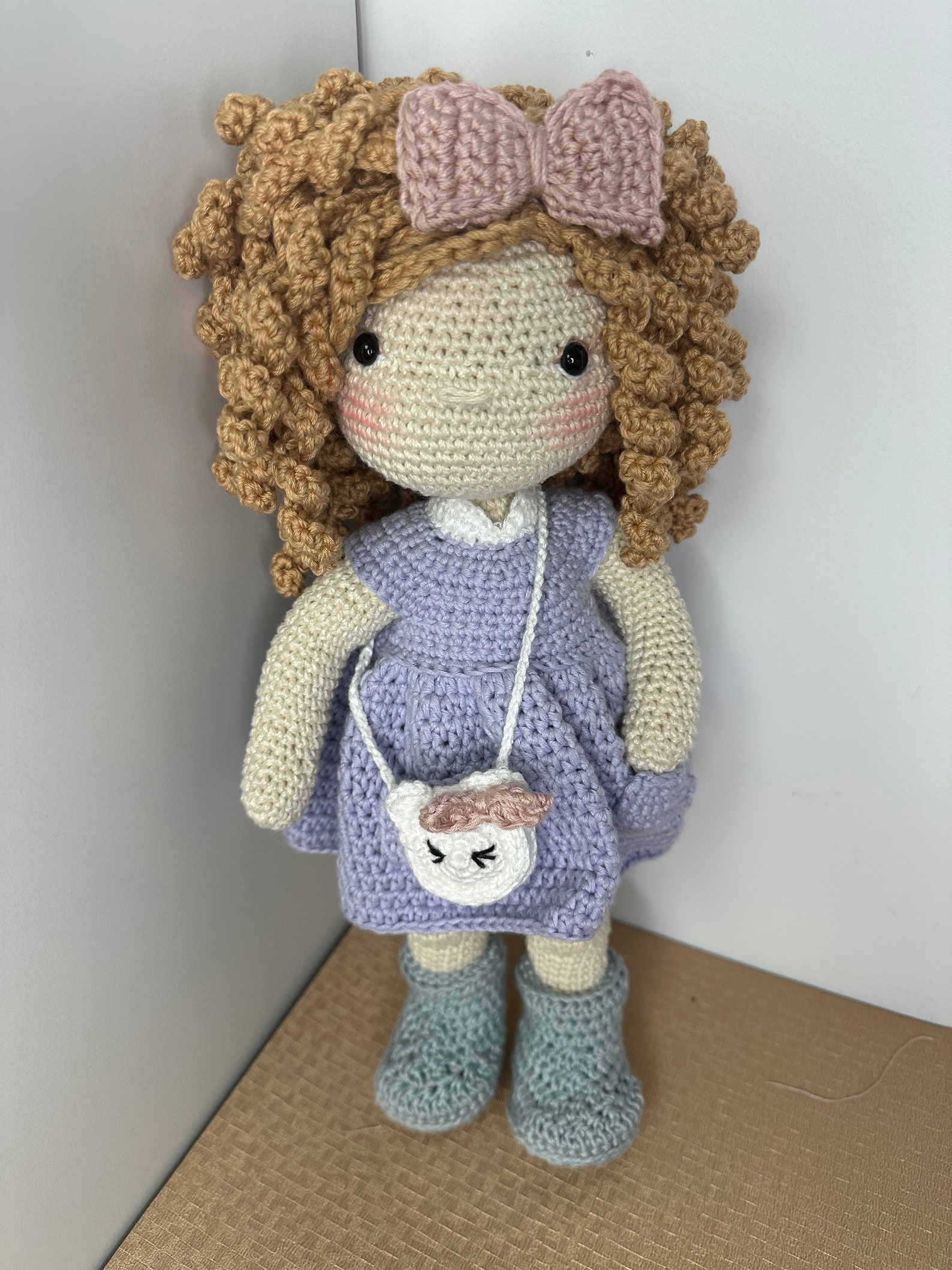 Crochet Doll Handmade Doll Amigurumi Doll 14 Inches Handmade Crochet Doll Etsy