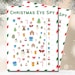 Christmas Printable Eye Spy Party Game, Family Christmas Game PDF ...