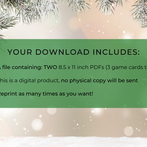Christmas Printable Party Game, Secret Santa Gift Exchange, Printable ...