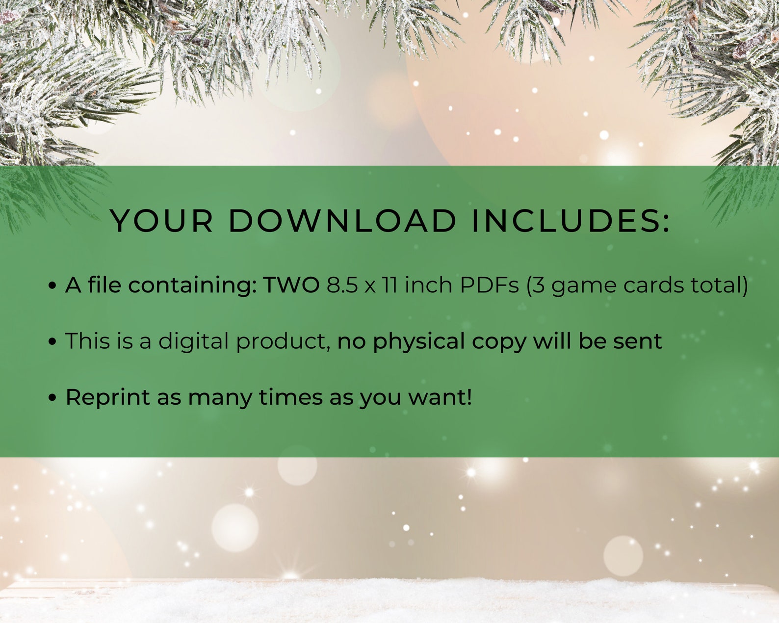 Christmas Printable Candy Dice Party Game, Family Christmas Game PDF ...