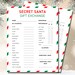 Christmas Printable Party Game, Secret Santa Gift Exchange, Printable ...
