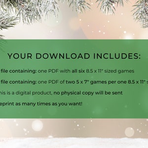 Christmas Printable Family Activity Bundle, Christmas Party Games ...