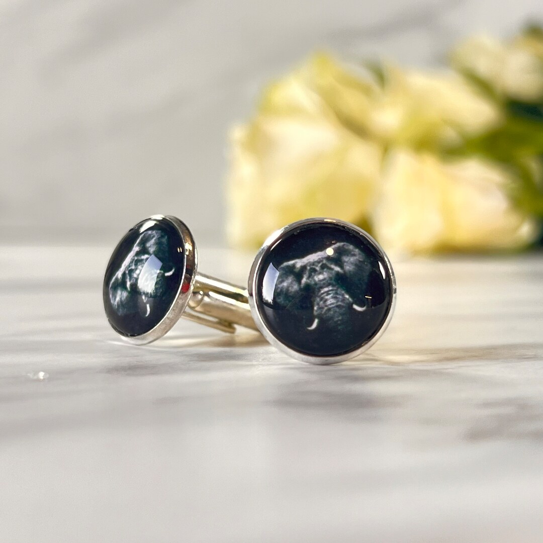 Ivory 14th Wedding Anniversary Cufflinks Handmade - Etsy