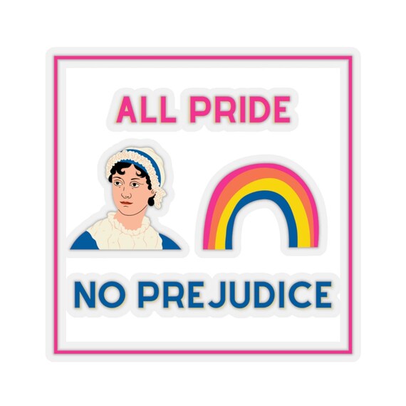 All Pride No Prejudice Sticker - Etsy