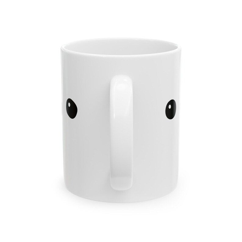 Cute Face Funny Mug Adorable Cartoon Face Coffee Mug Cute Kawaii Smile ...