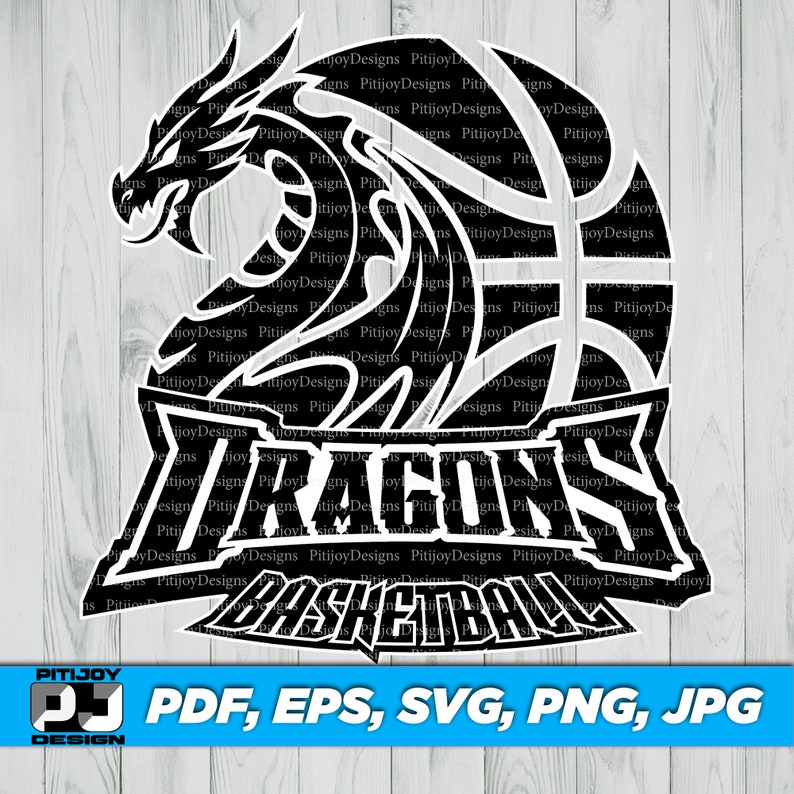 Dragons Basketball Svg, Dragon Basketball Svg, Dragons Svg, Dragon Svg ...