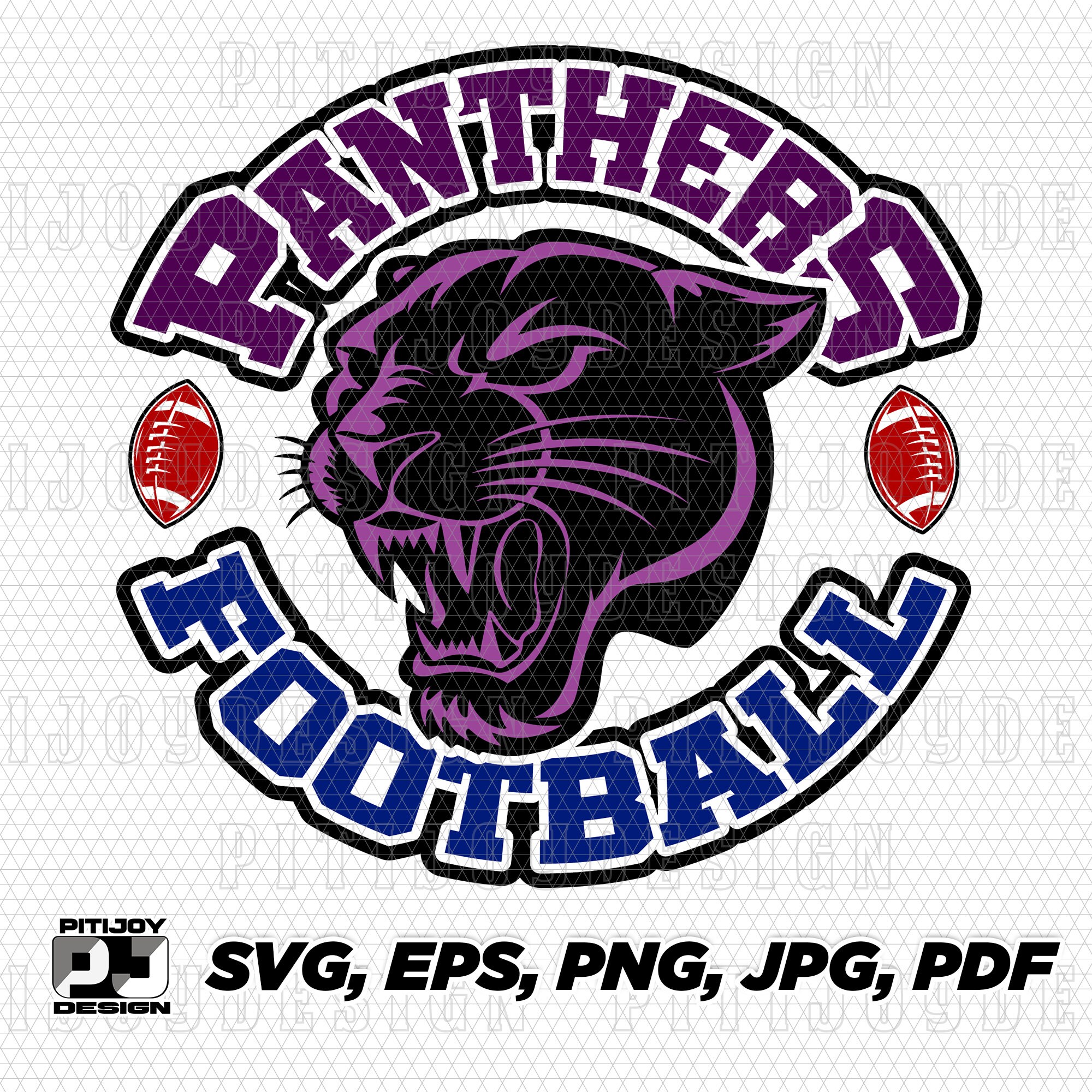 Panthers Football Logo