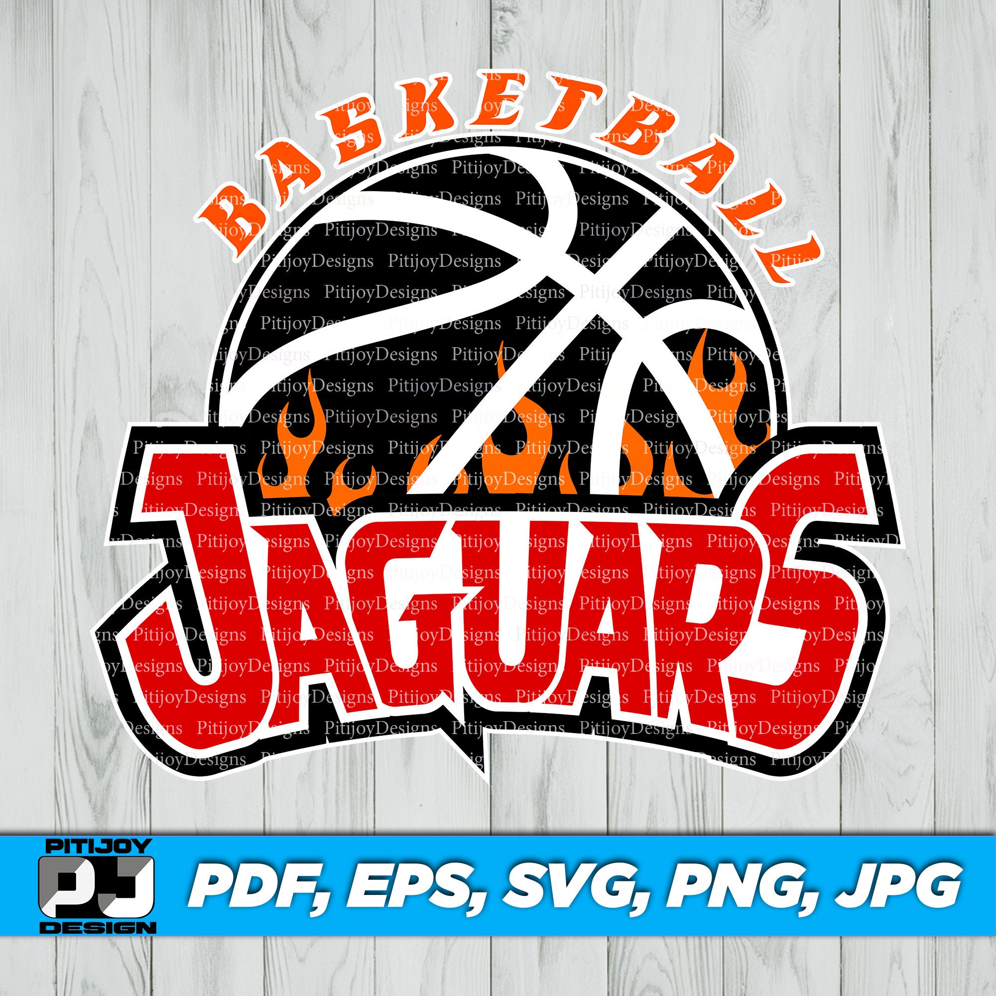 Jaguars Basketball Team Svg, Tigers Svg, Tigers Mascot Svg, Tigers ...